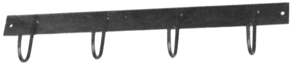 672 Wall Mount 4 Hook Bridle Rack – Hillside Harness, Ltd.