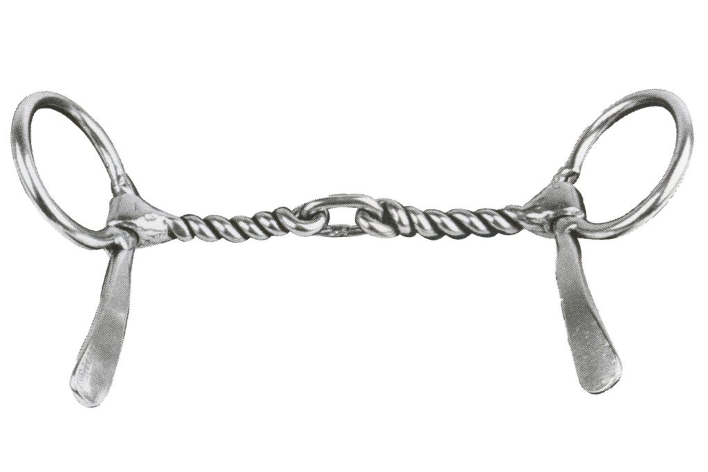 305 5″ Twisted Wire Snaffle Bit – Hillside Harness, Ltd.